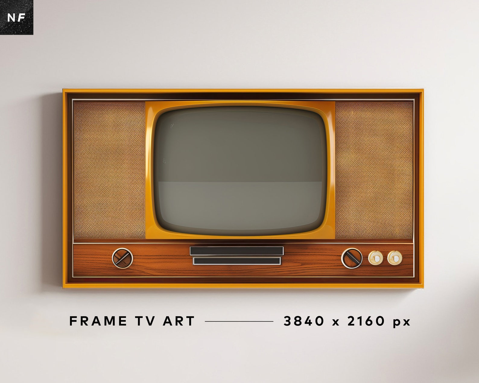 Retro TV Art for Samsung Frame TV: Vintage Oil Painting (digital File ...