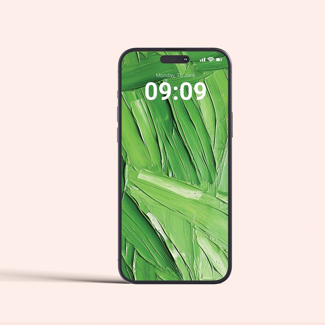 Aesthetic Phone Background Acrylic Brush Stroke Ios Wallpaper Minimal ...