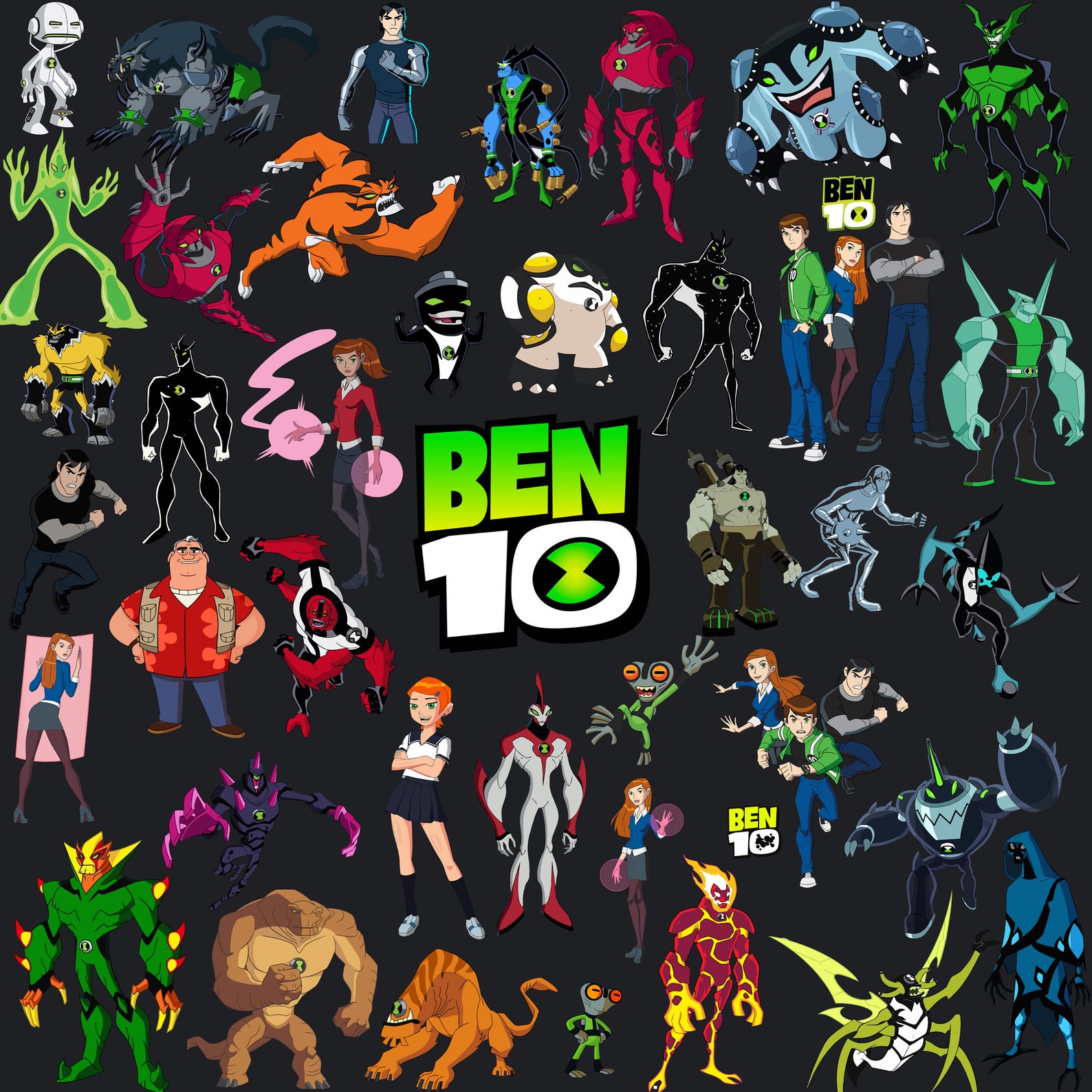 BEN 10 Digital Sticker - Etsy