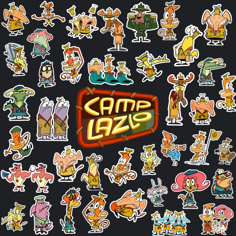 CAMP LAZLO Digital Sticker - Etsy