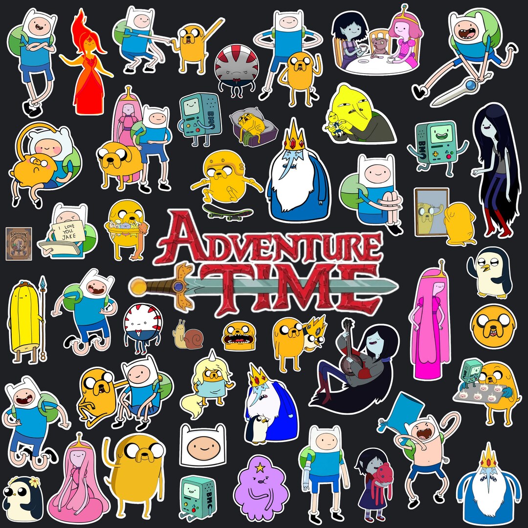 ADVENTURE TIME Digital Sticker - Etsy