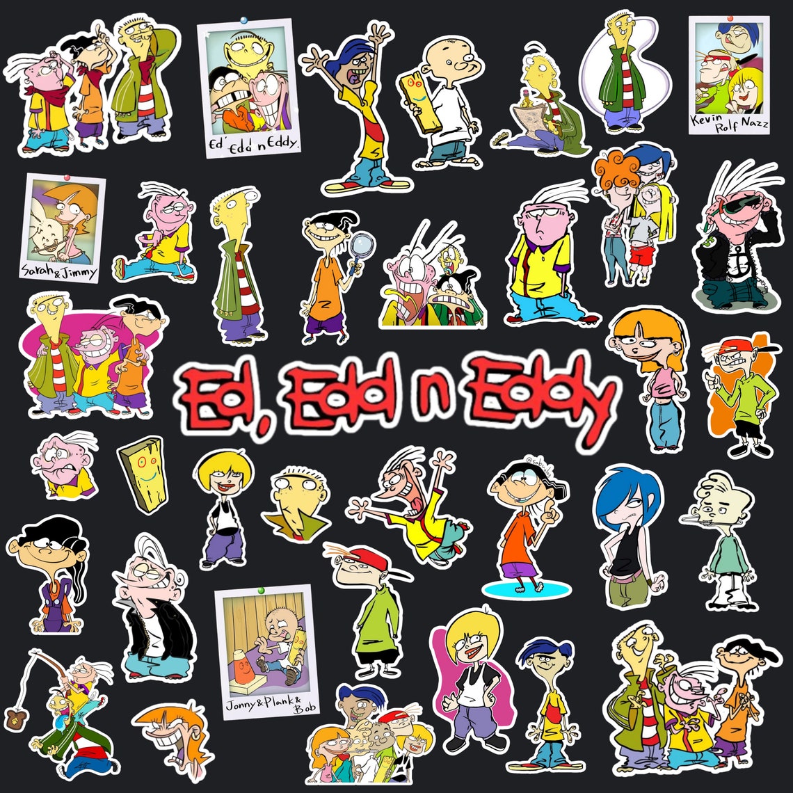 Ed, Edd N Eddy Digital Sticker - Etsy