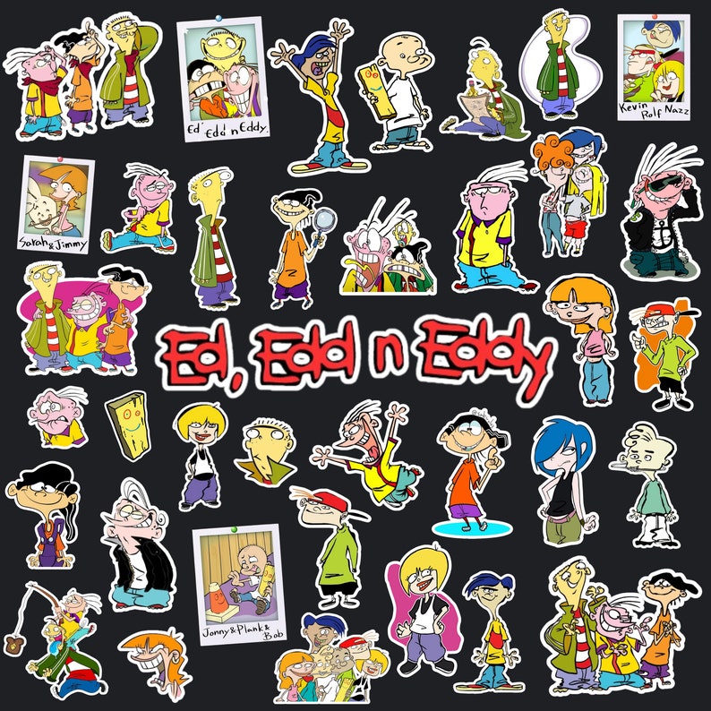 Ed, Edd N Eddy Digital Sticker - Etsy