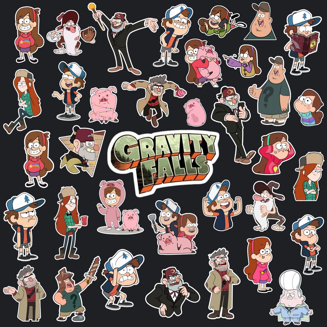 GRAVITY FALLS Digital Sticker - Etsy
