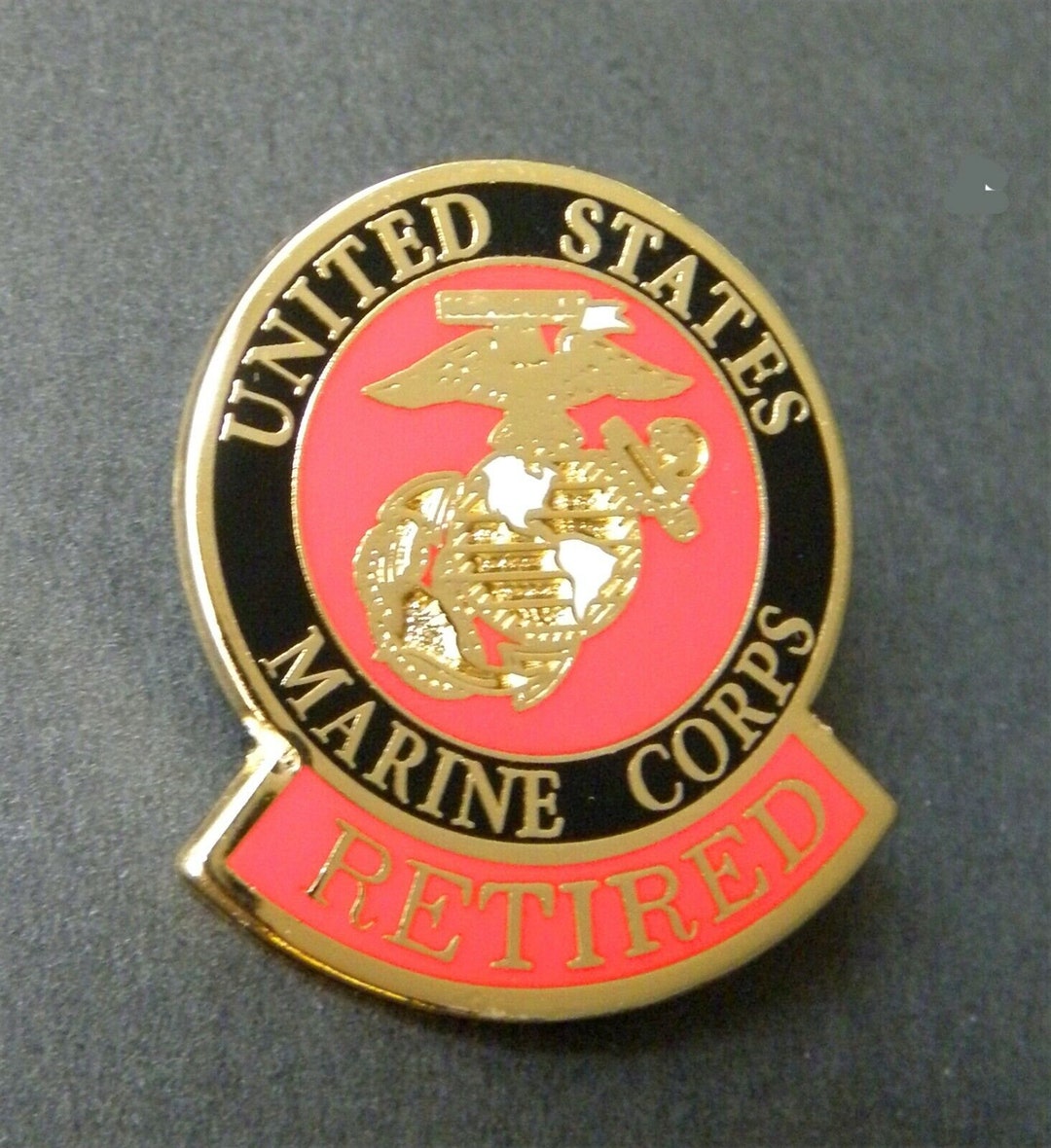 Us Marines Usmc Marine Corps Retired Lapel Pin Badge 1 Inch - Etsy