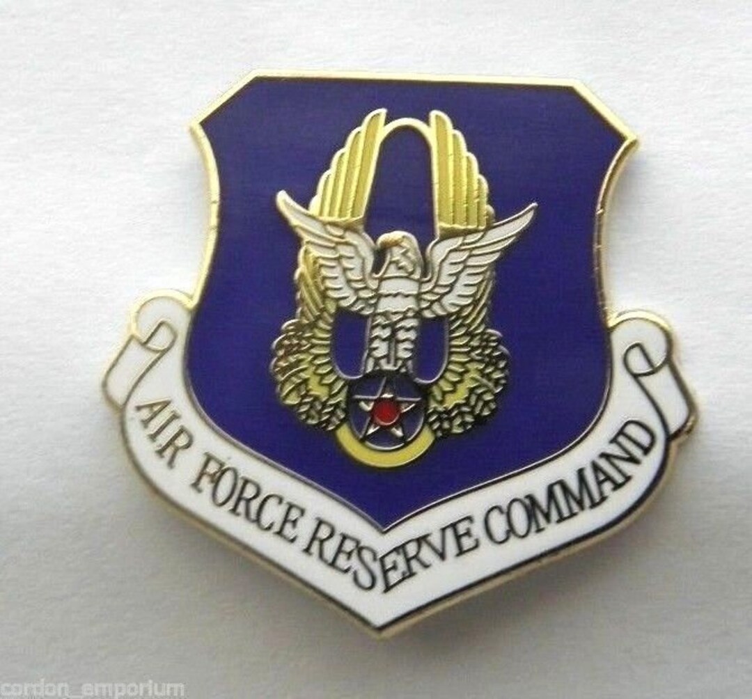 Us Air Reserve Command Logo Lapel Pin Badge 1 Inch - Etsy