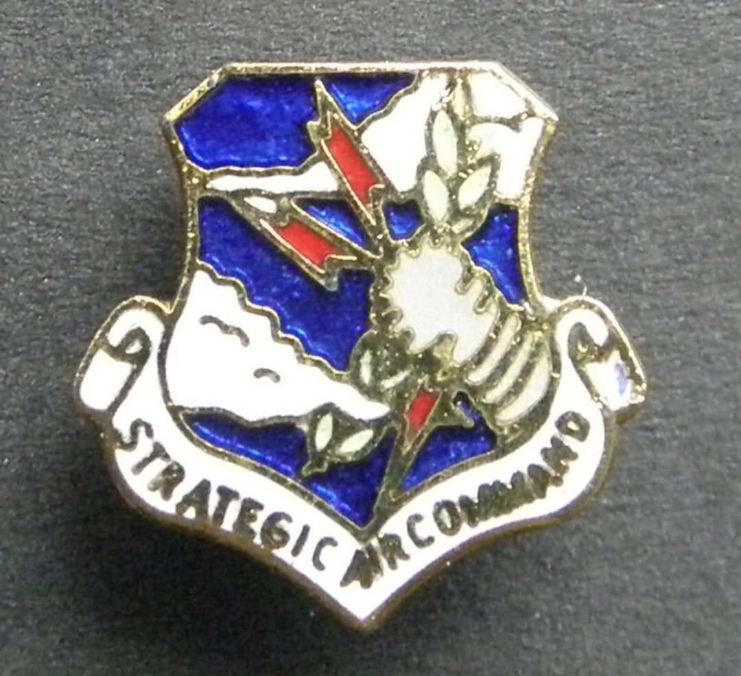 Strategic Air Command Usaf Mini Tie Lapel Pin 5/8ths Inch - Etsy