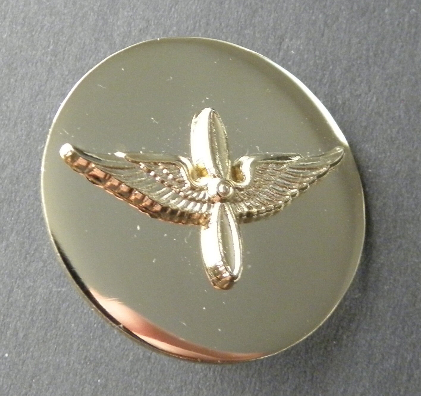 Us Army Aviation Aviator Wings Gold Colored Lapel Hat Pin Badge 1 Inch ...