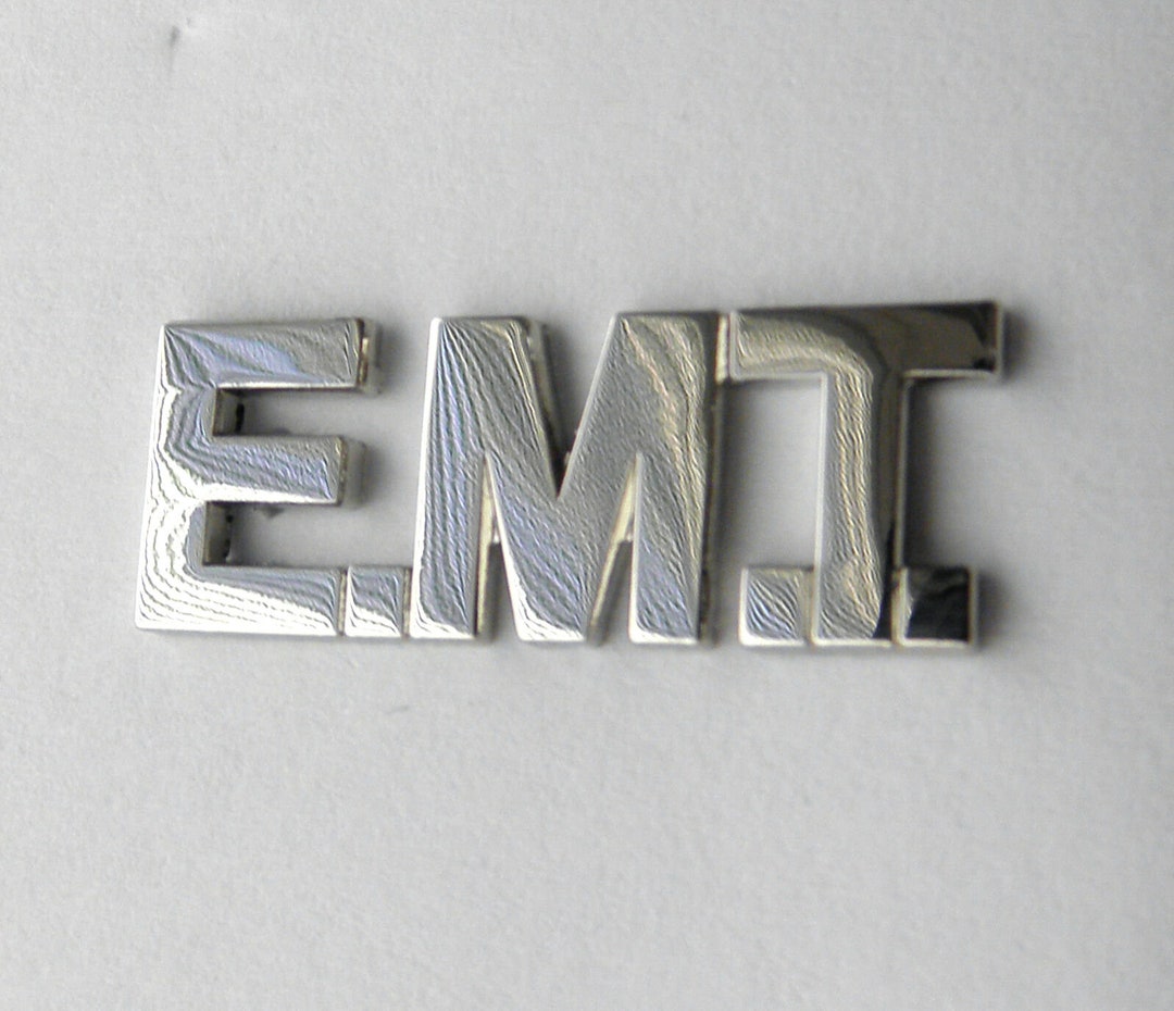 Fire Fighter First Responder Emt Script Paramedic Silver Color Lapel ...