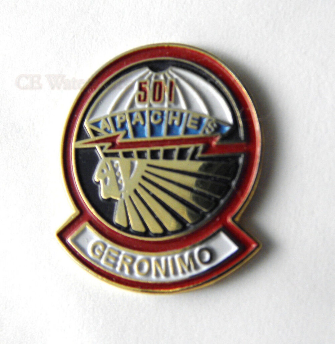 United States Army 501st Airborne Apaches Lapel Pin Badge 1 Inch - Etsy