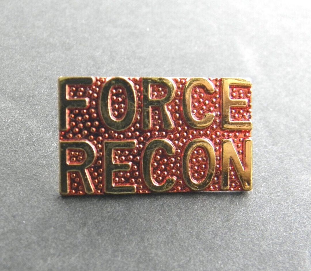 Marine Corps Force Recon Us Marines Lapel Pin Badge 1 Inch - Etsy