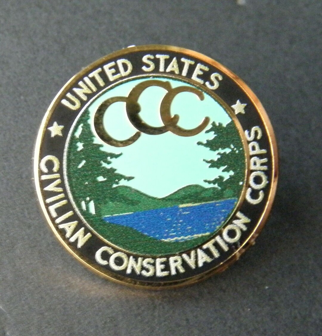 Civilian Conservation Corps Lapel Pin Badge 1 Inch - Etsy
