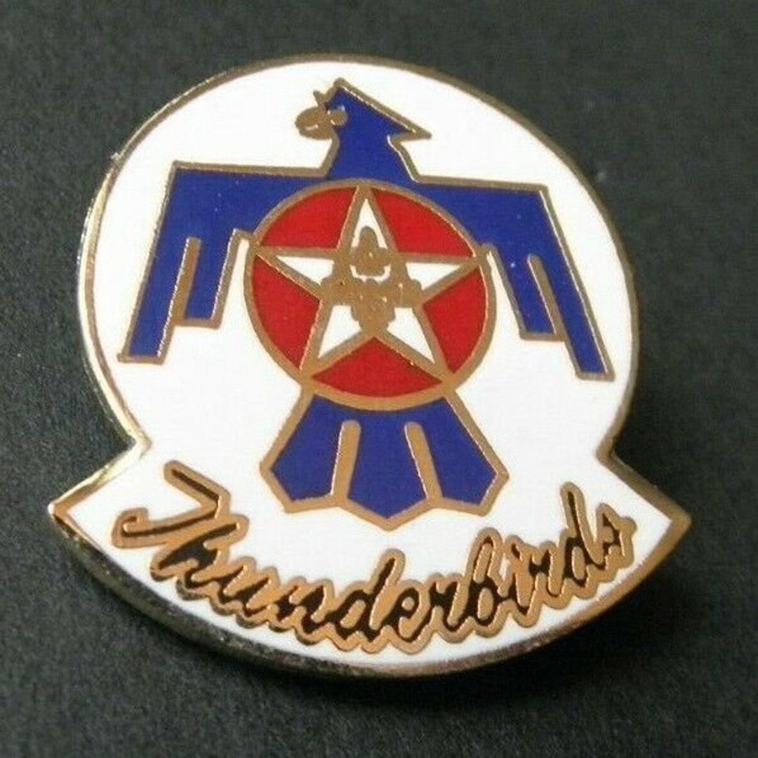 Air Force Thunderbirds Emblem Crest Lapel Pin 1 Inch Usaf - Etsy