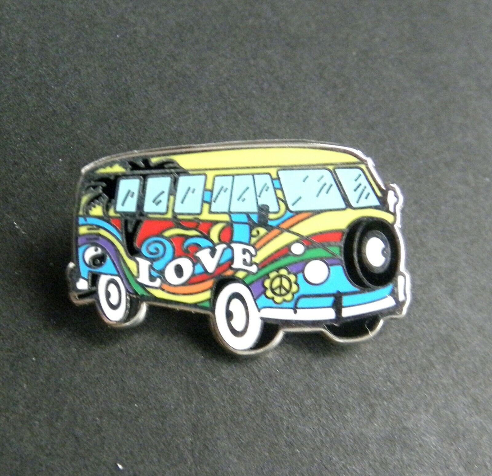 Vw Love Hippie Bus Automobile Car Lapel Pin Badge 1.1 Inches - Etsy