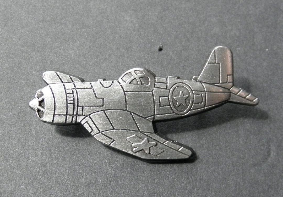 Large Vought Corsair F4u Fighter Aircraft Lapel Pin Badge 2.2 Inches - Etsy