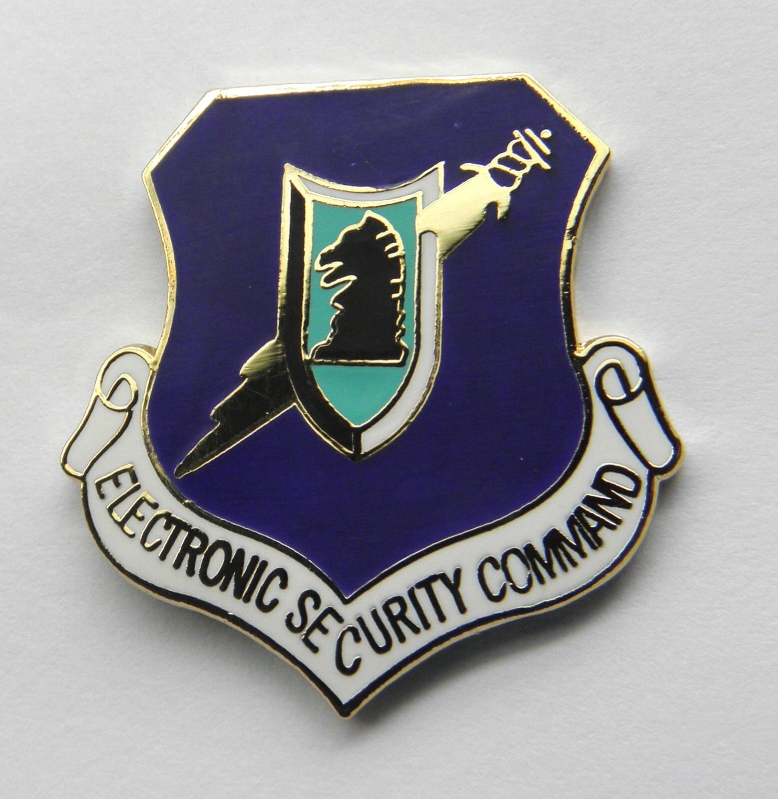 Usaf Air Force Electronic Security Command Shield Lapel Pin Badge 1 ...