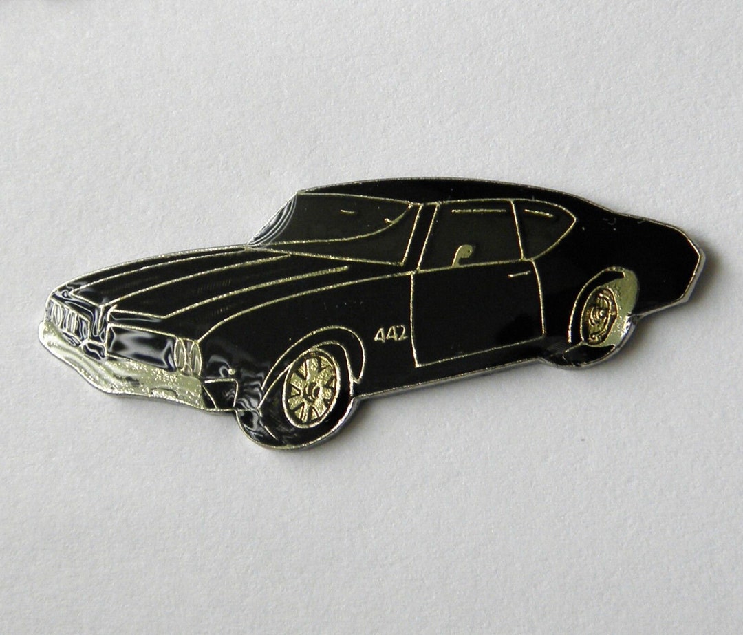 Oldsmobile Cutlass 442 69 1969 Automobile Car Auto Emblem Lapel Pin ...