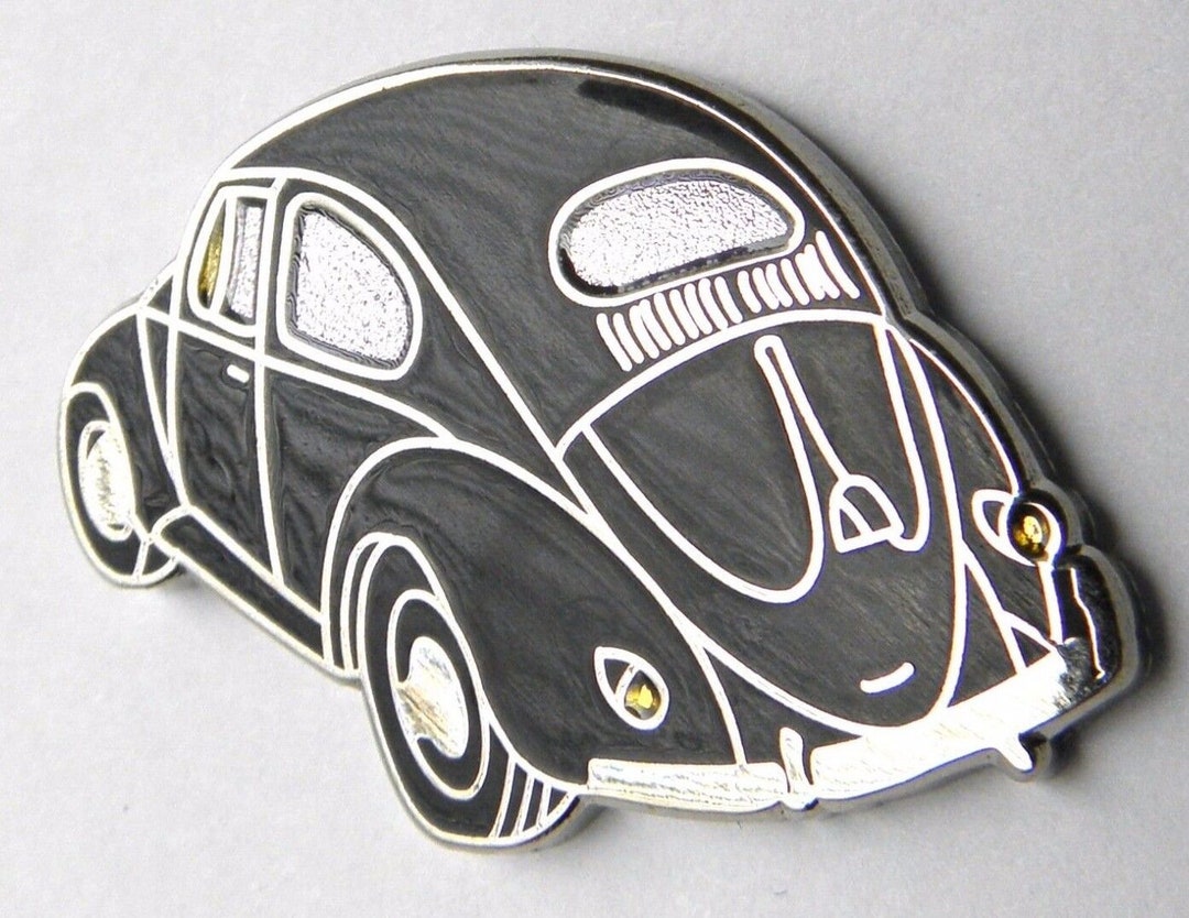 Vw Bug Beetle Side Rear Automobile Car Lapel Pin Badge 1 Inch - Etsy