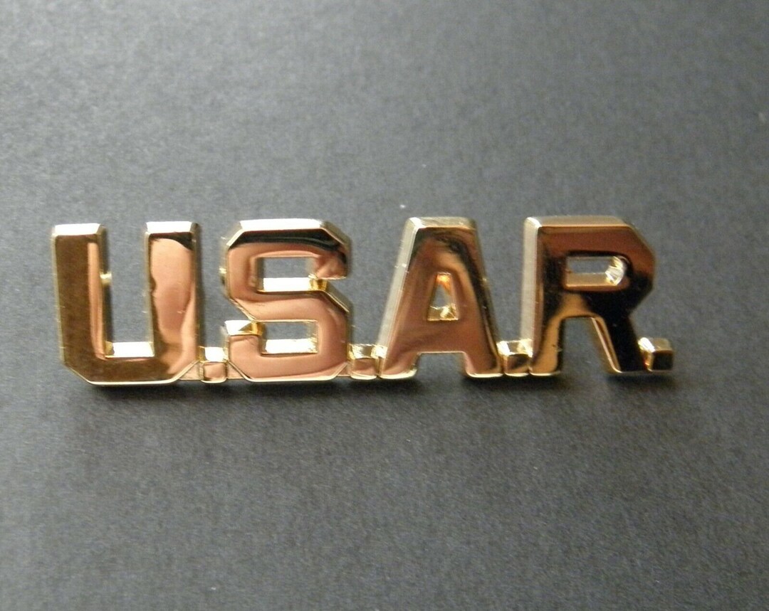 Usar Army Emblem Script Lapel Pin Badge 1 .75 Inches - Etsy