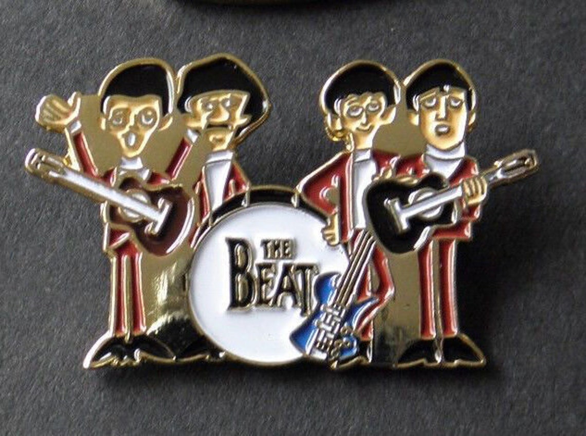 The Beatles Band John Paul Ringo George British Lapel Pin Badge 1.5 ...