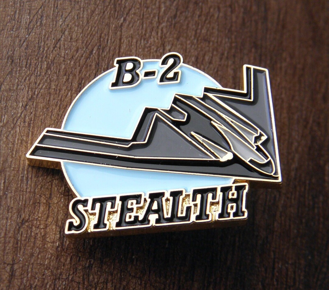 B-2 Stealth Bomber Aircraft Northrop Grumman Lapel Pin Badge 1.5 Inches ...