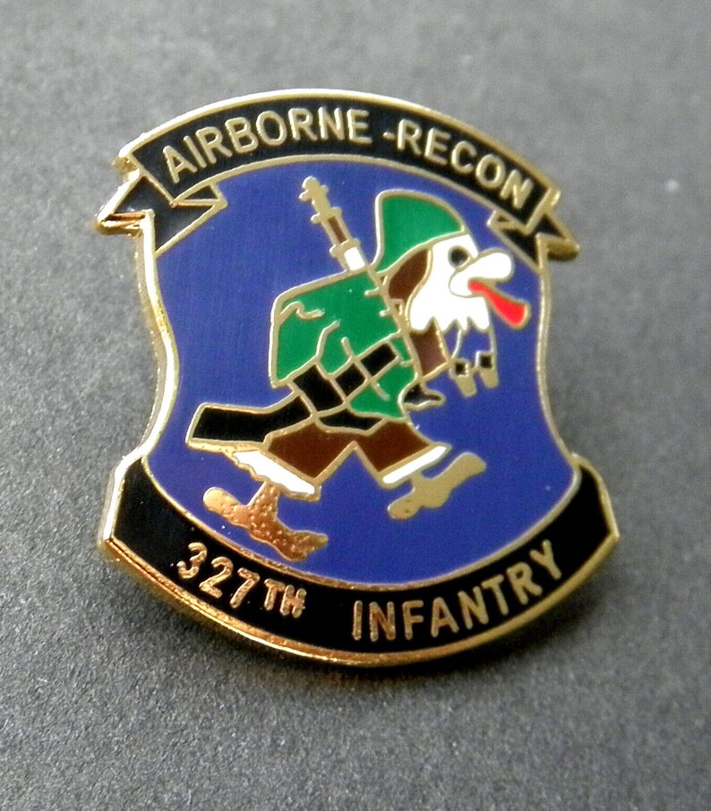Army 327th Infantry Airborne Recon Lapel Pin Badge 1 Inch - Etsy