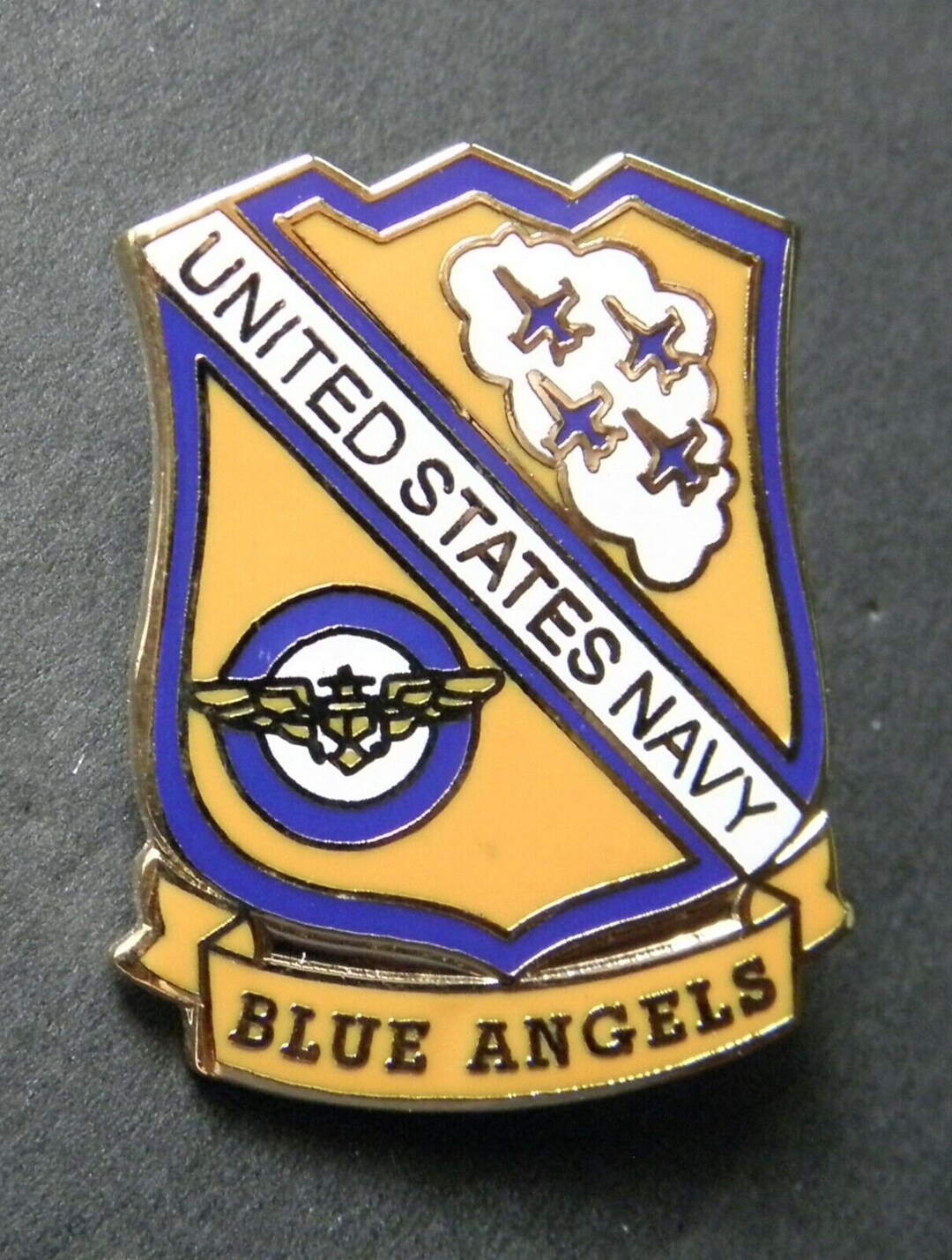 Navy Usn Blue Angels Naval Aviation Lapel Hat Pin Badge 7/8 X 1.1 ...