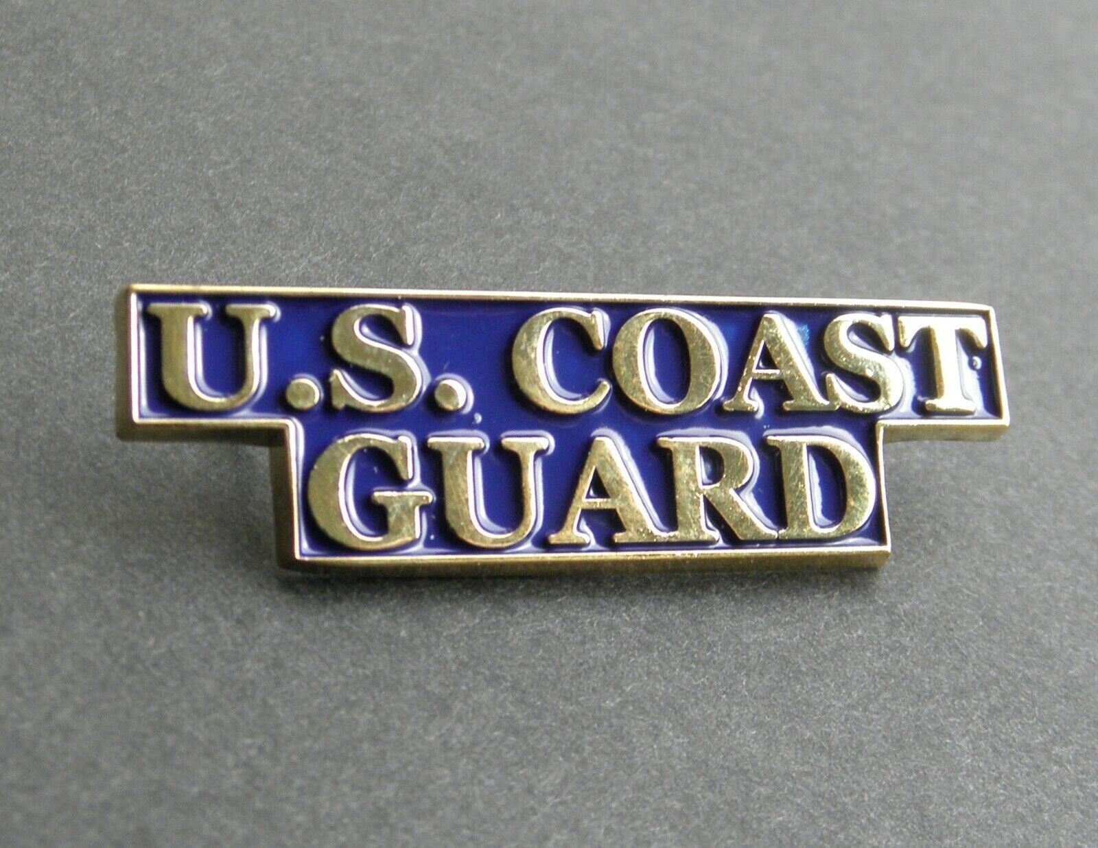 Uscg Coast Guard Script Cutout Lapel Pin Badge 1.75 Inches - Etsy