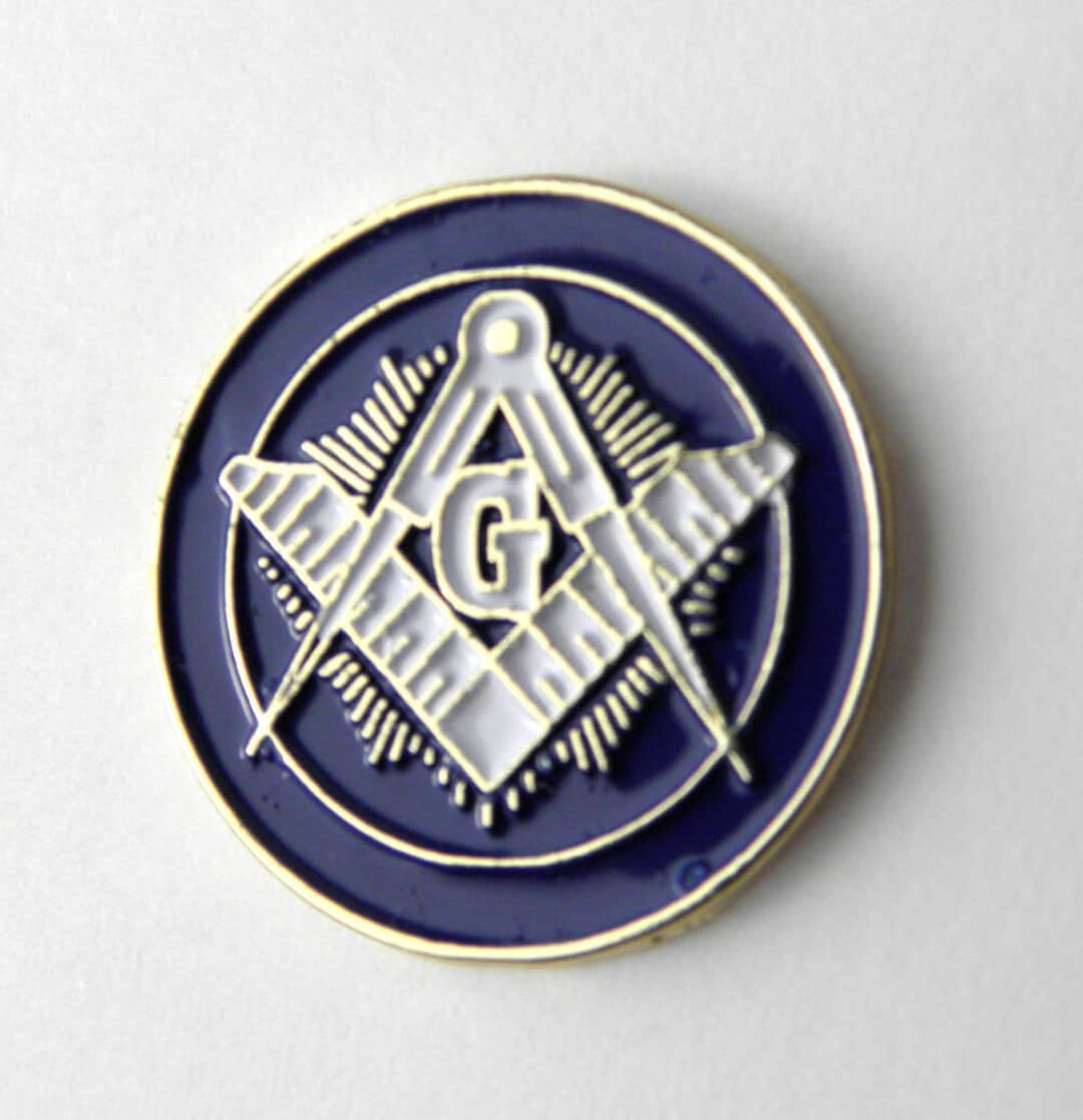 Free Mason Masons Emblem Masonic Logo Lapel Pin Badge 1 Inch - Etsy