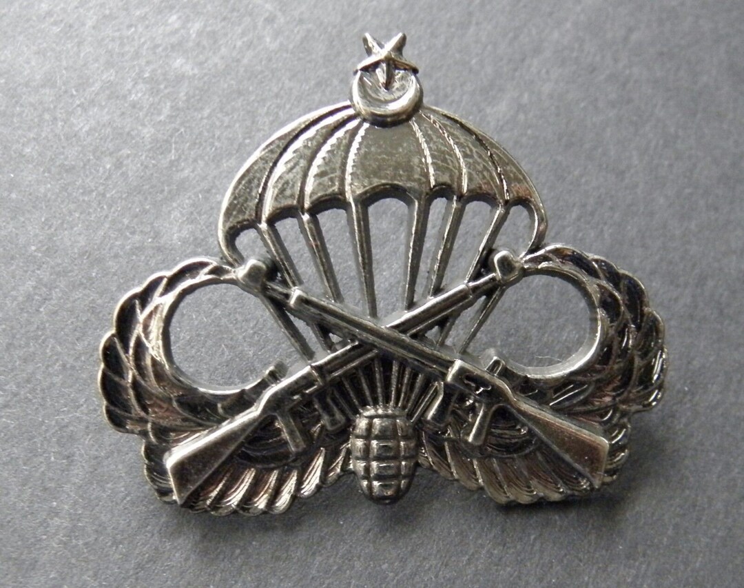 Turkey Paratrooper Para Jump Wings Turkish Lapel Hat Pin Badge 1.5 ...