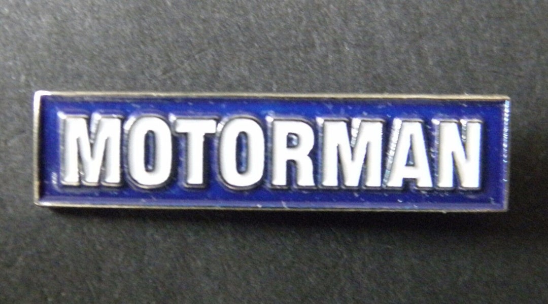 Motorman Railroad Railway Lapel Pin Badge 1.1 Inches - Etsy