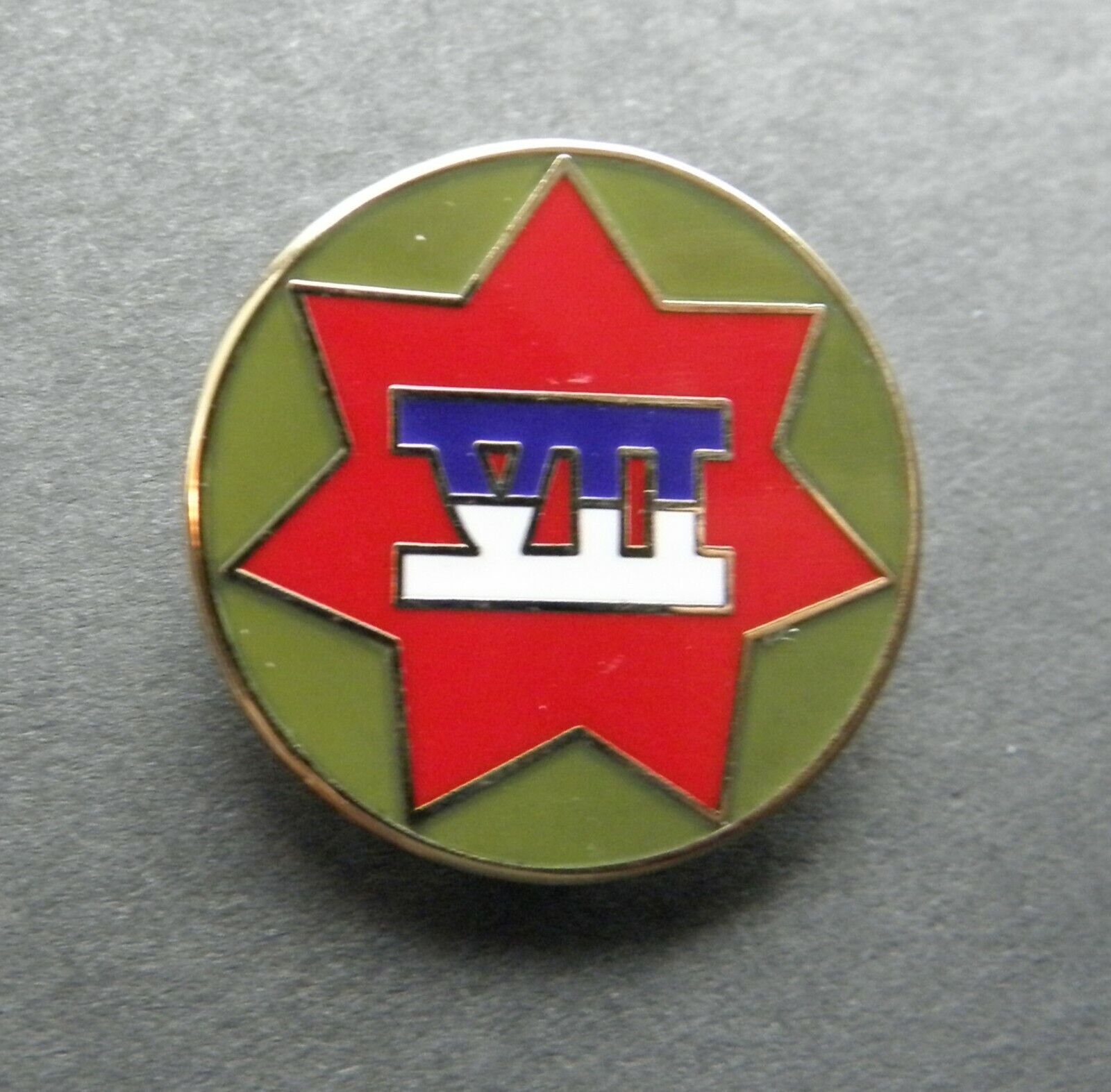 Us Army Vii 7th Corps Insignia Lapel Pin Badge 1 Inch - Etsy