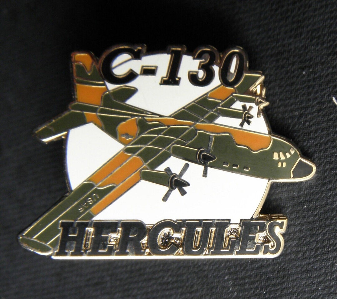 Hercules C-130 Cargo Aircraft Lapel Pin Badge 1.7 Inches - Etsy