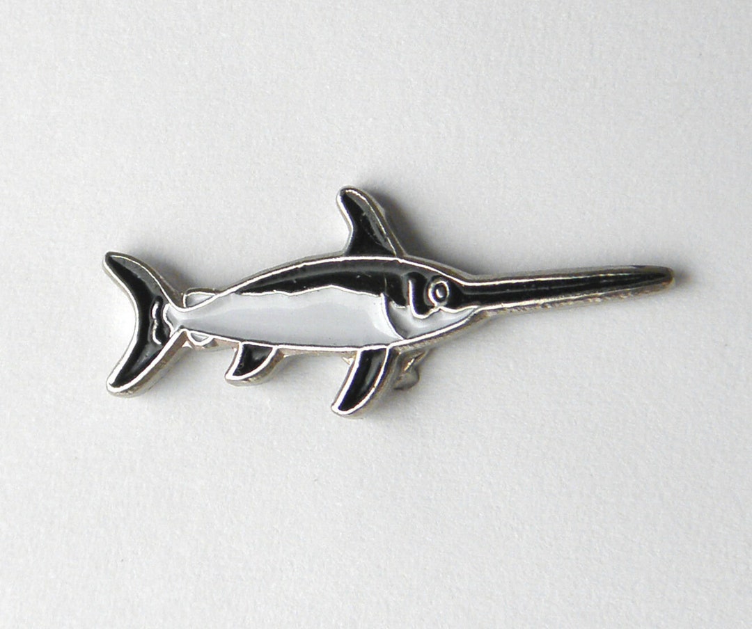 Swordfish Sword Fish Game Deep Sea Fishing Salt Water Lapel Pin Badge 1 ...