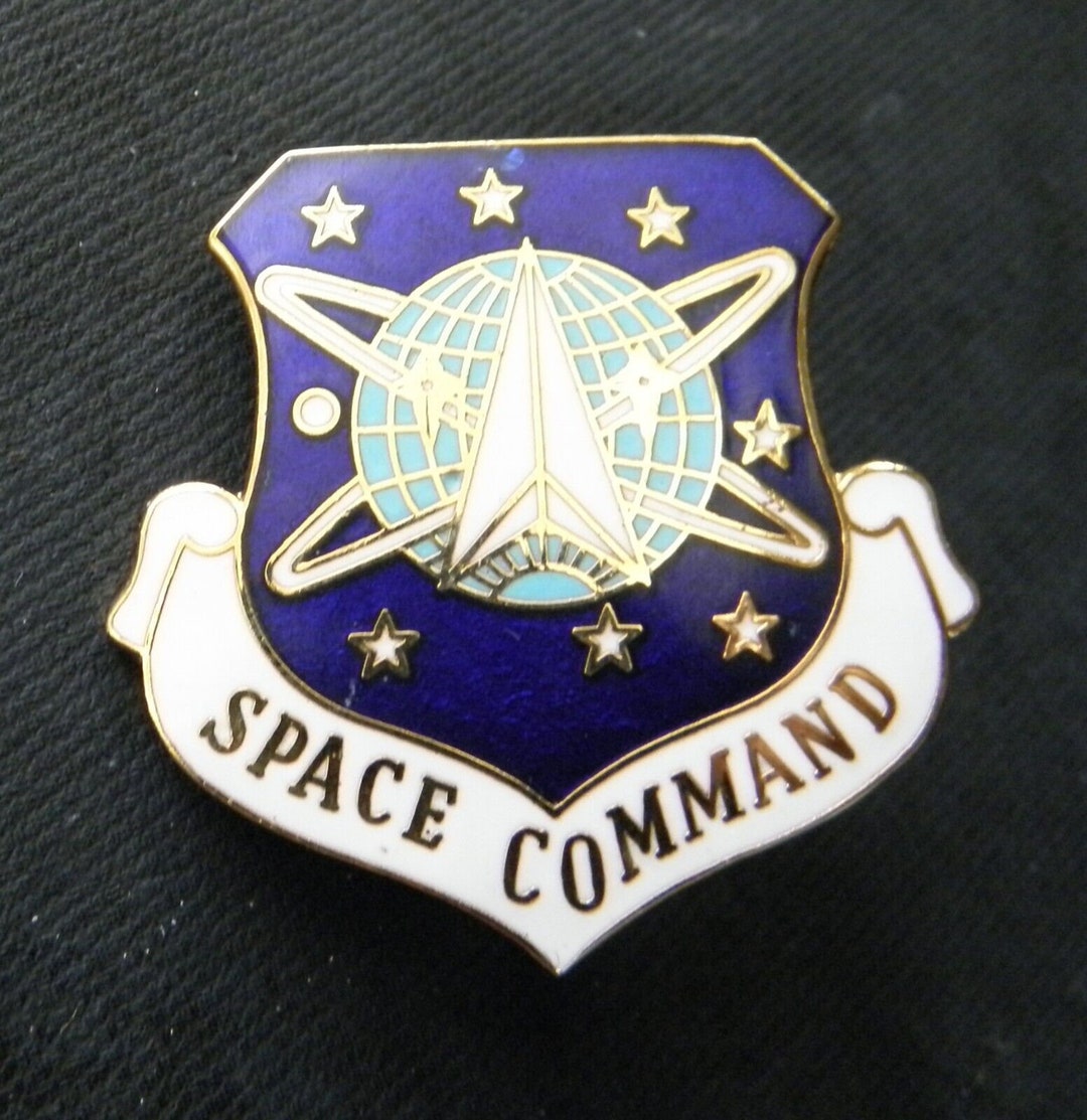Space Command Air Force Lapel Pin Badge 1.2 Inches Usaf - Etsy