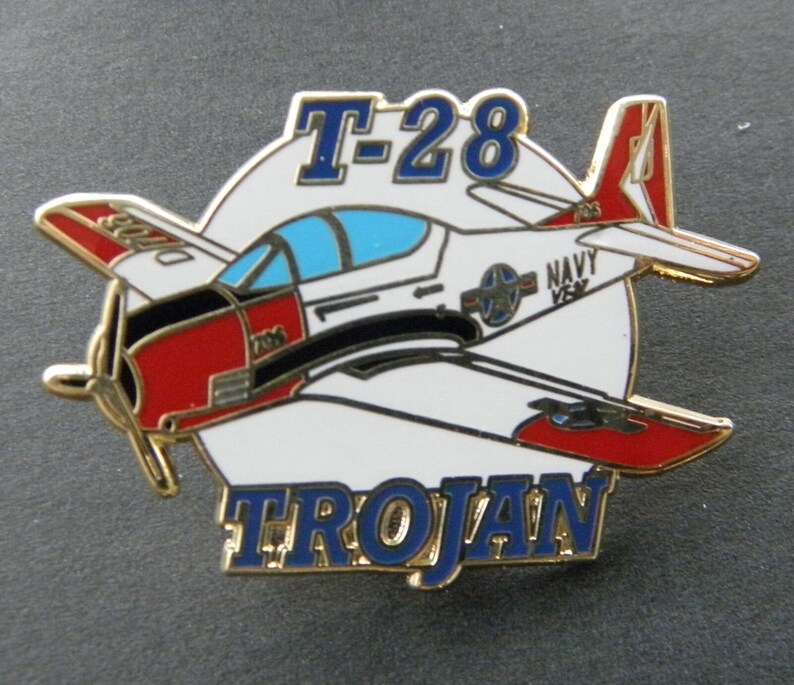 Trojan T-28 Trainer Aircraft Lapel Pin Badge 1.5 Inches - Etsy