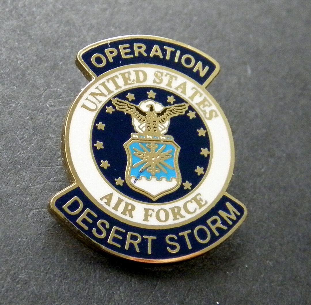 United States Air Force Usaf Desert Storm Veteran Lapel Pin Badge 1 ...