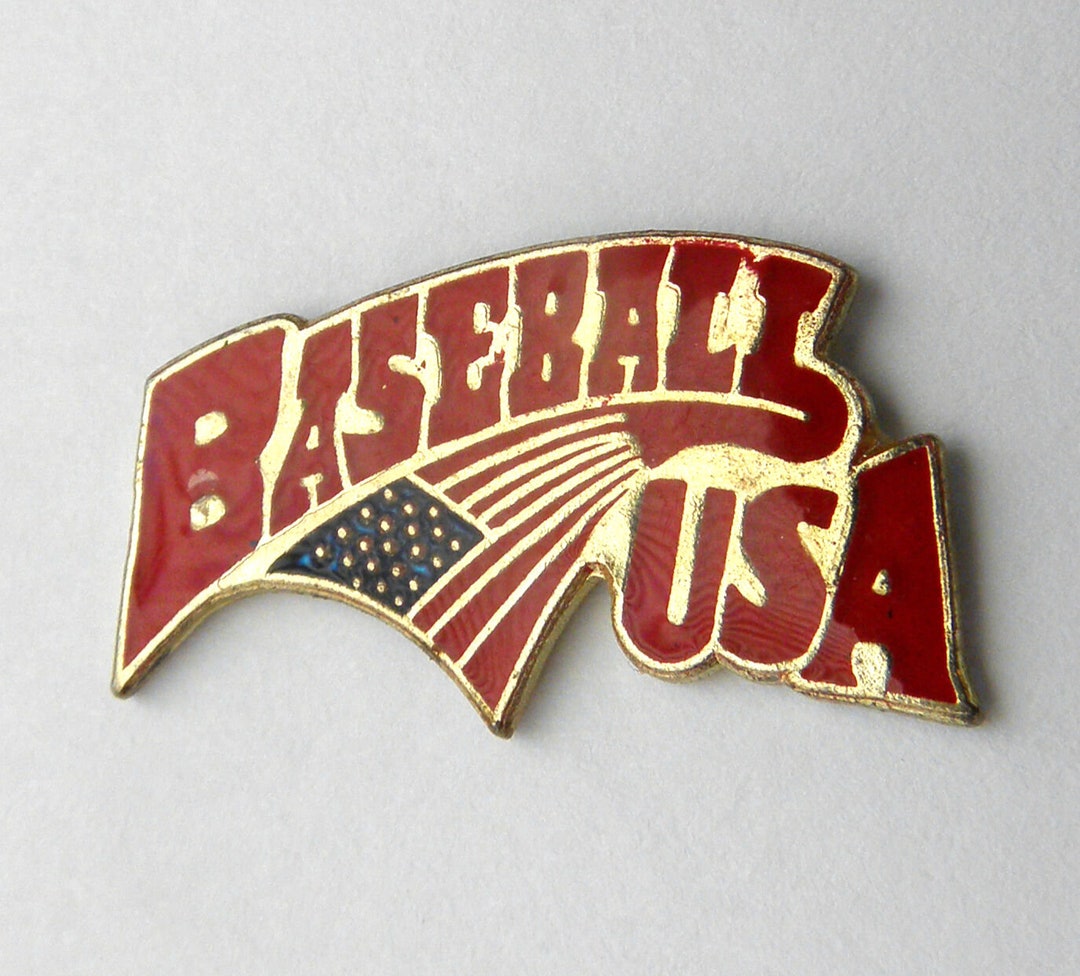 Mlb Major League Baseball Usa Lapel Pin 3/4 Inch - Etsy