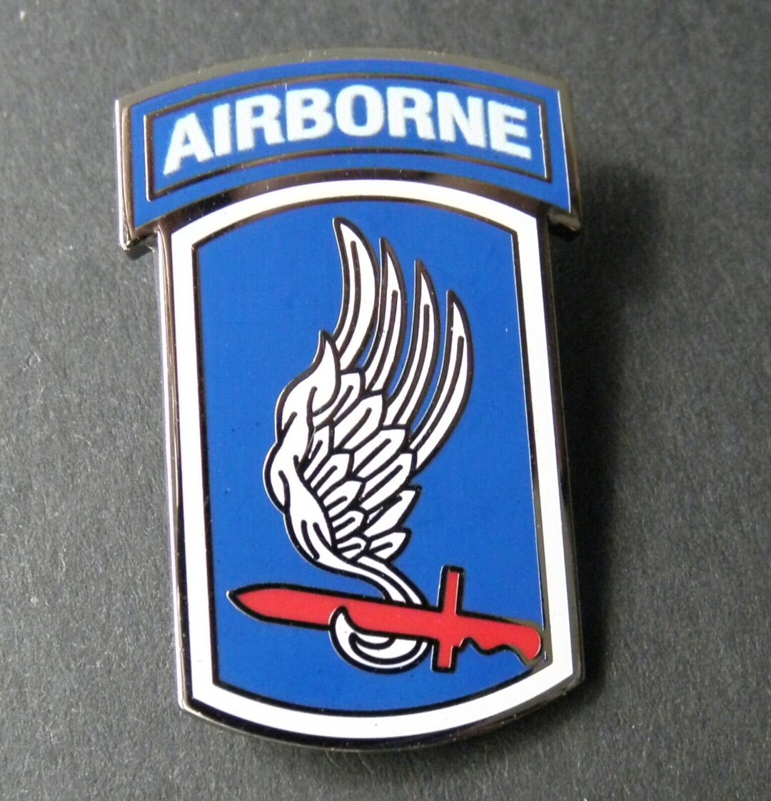 Us Army 173rd Airborne Brigade Lapel Hat Pin Badge 1.5 X 1 Inches - Etsy