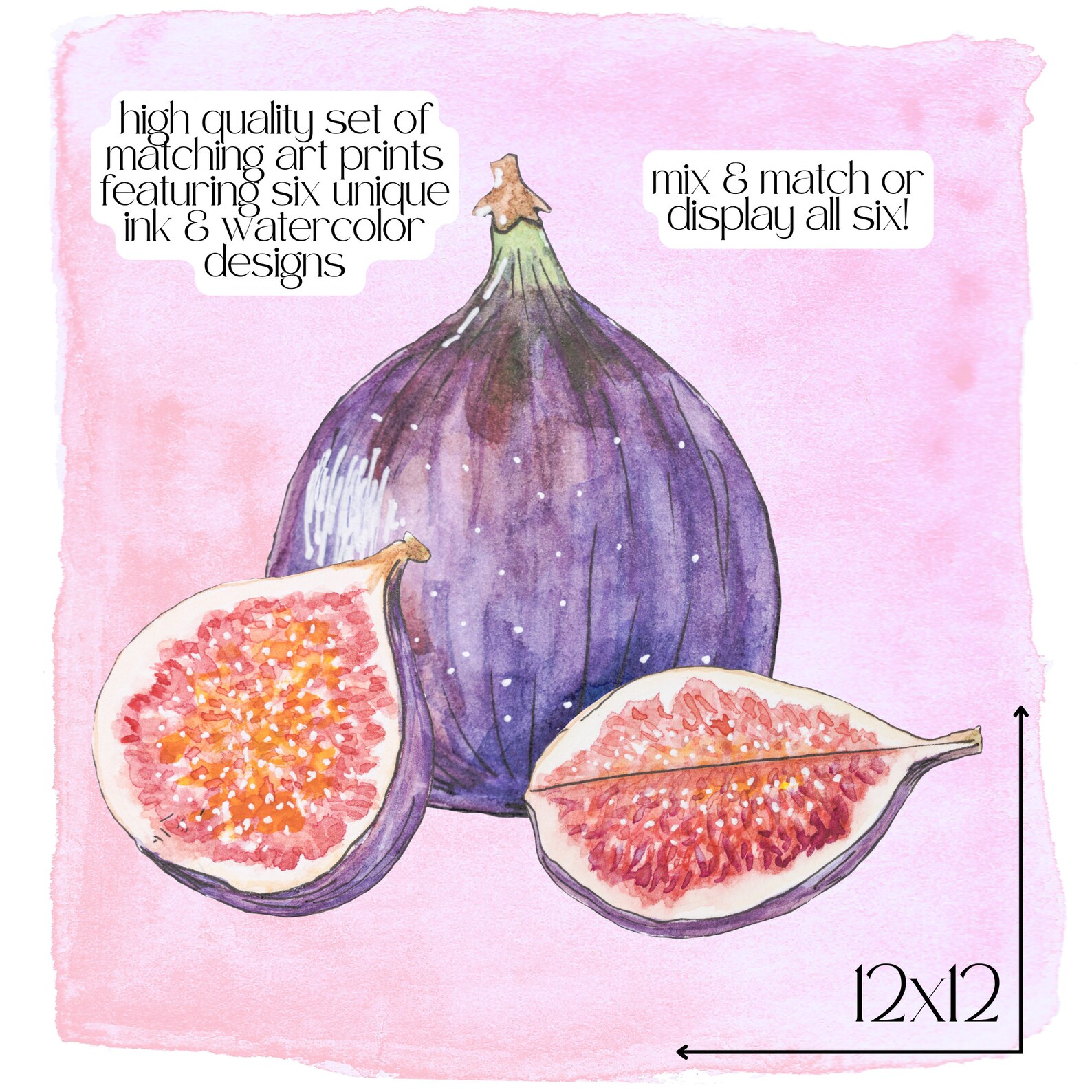 Six Figs Digital Art Prints | | Square 12x12 | Printable Posters for ...
