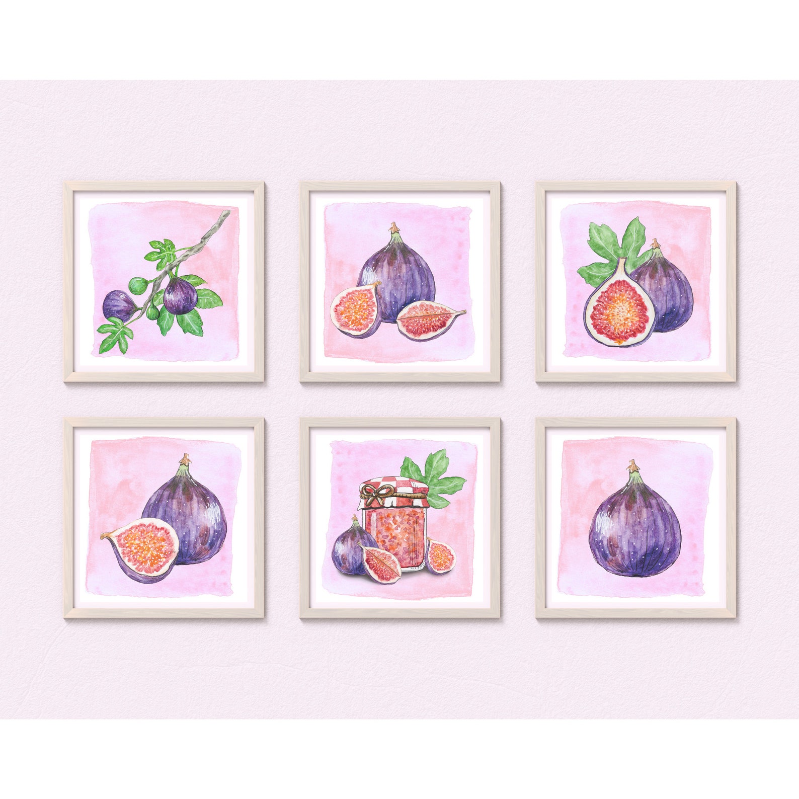 Six Figs Digital Art Prints | | Square 12x12 | Printable Posters for ...