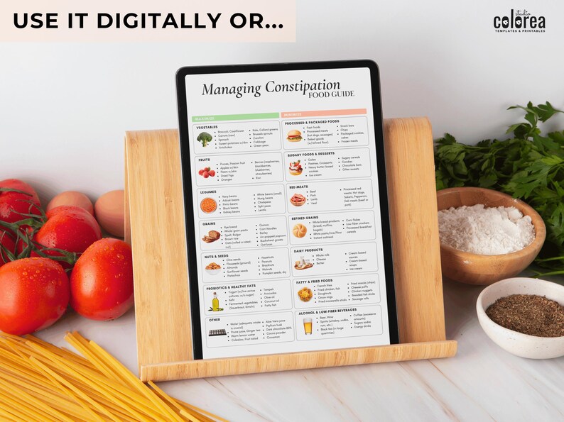 Managing Constipation Food Guide, Prevent Constipation Food List ...