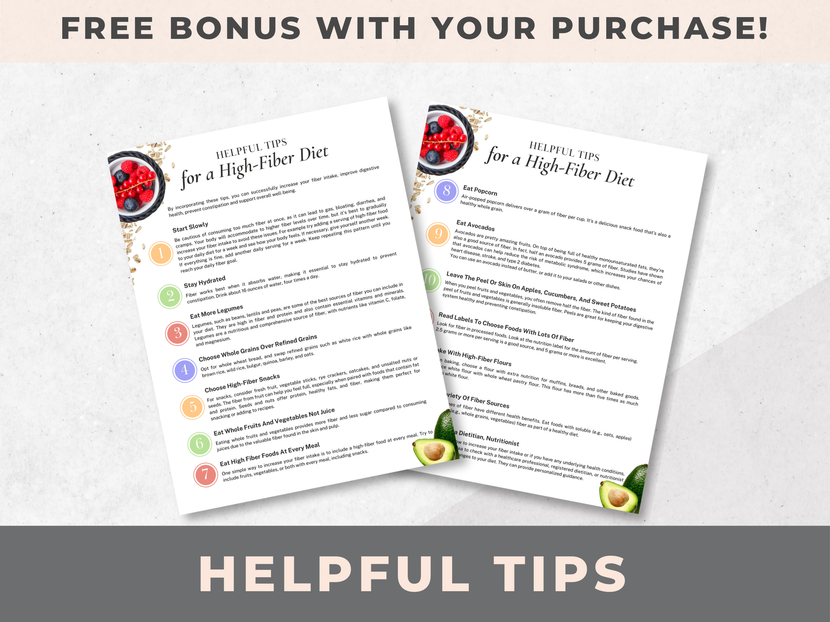 High Fiber Food List | High Fiber Food Guide | Diabetic Food List ...