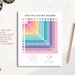 Colorful Multiplication Square Poster | Times Table | Homeschool Math ...