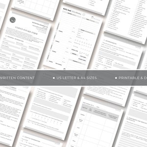 Nutrition Client Intake Form | Nutrition Coach Template | Intake Form ...