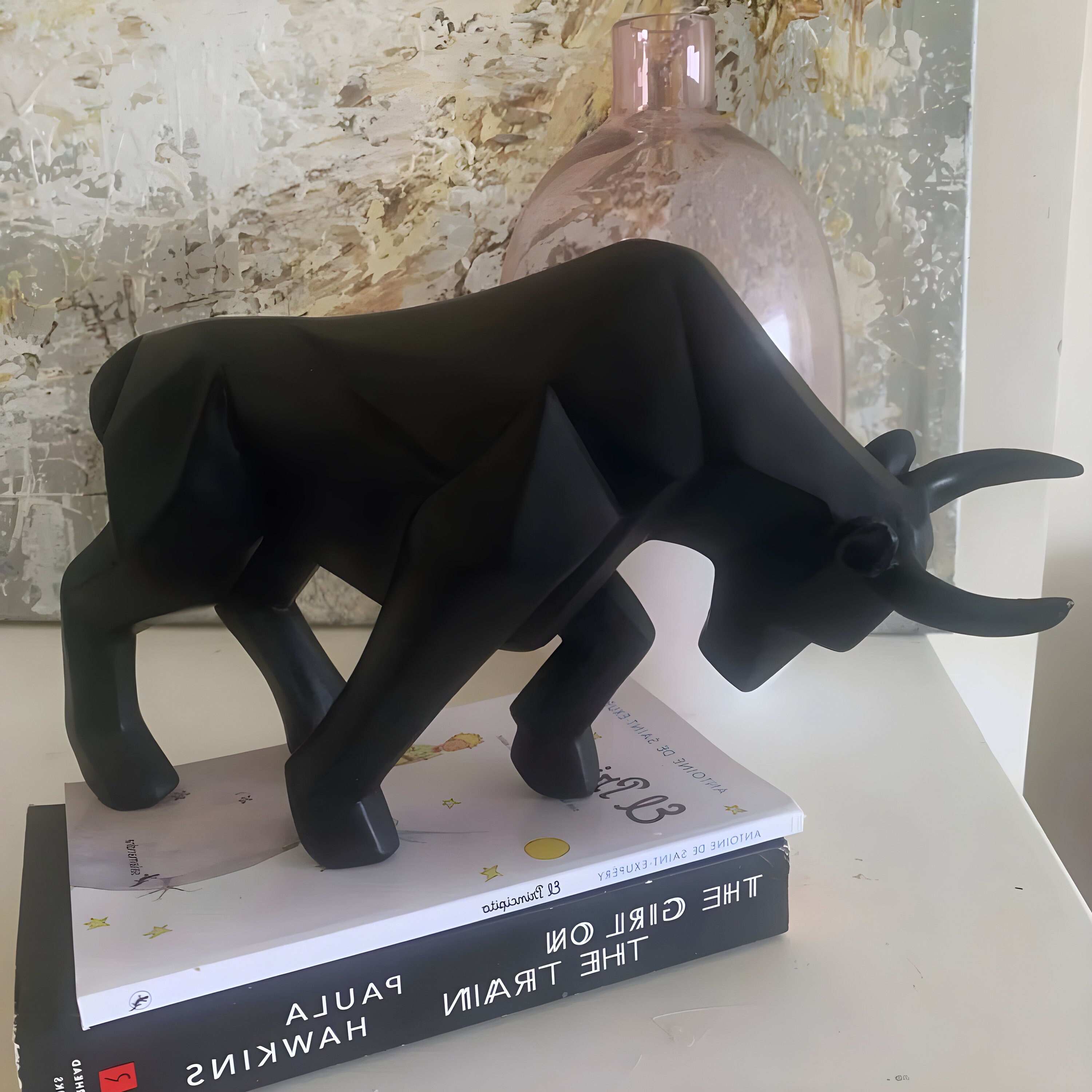 Giant Bull Statue Wall Street Bull Statue, Bison Sculpture, Animal ...