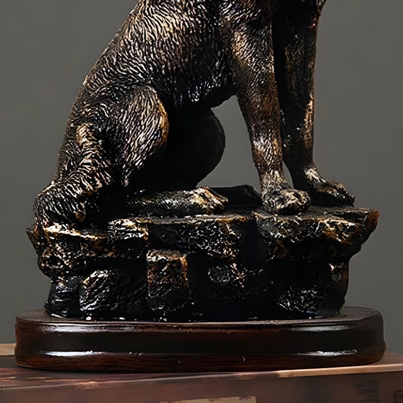 Werewolf Statue Canis Lupus Sculpture, Roaring Wolf, Lycanthrope Statue ...