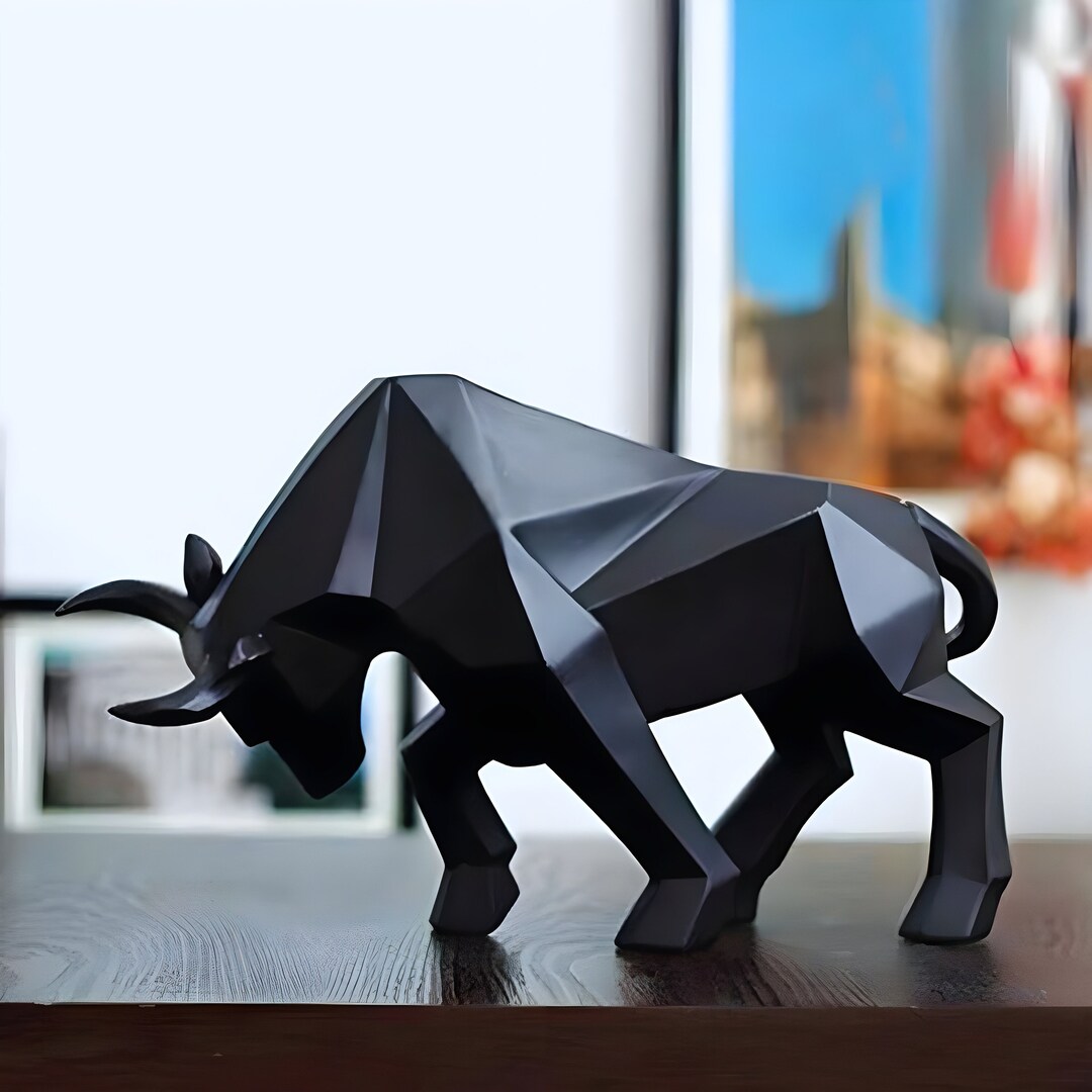 Giant Bull Statue Wall Street Bull Statue, Bison Sculpture, Animal ...