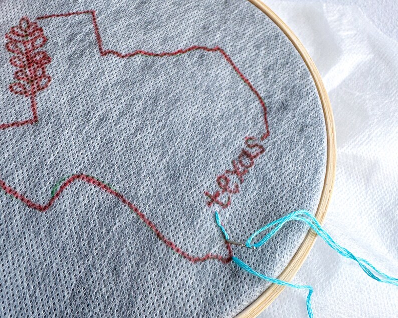 Texas PDF Embroidery BUNDLE | 6 Patterns | Beginner Hand Embroidery ...