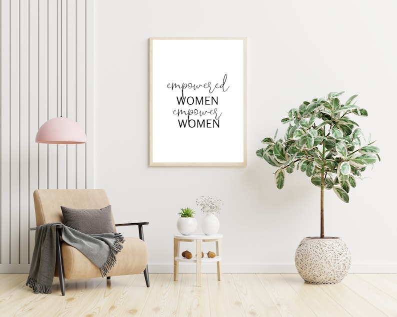 Empowered Women Empower Women | Printable Wall Art | Boss Lady | Girl ...